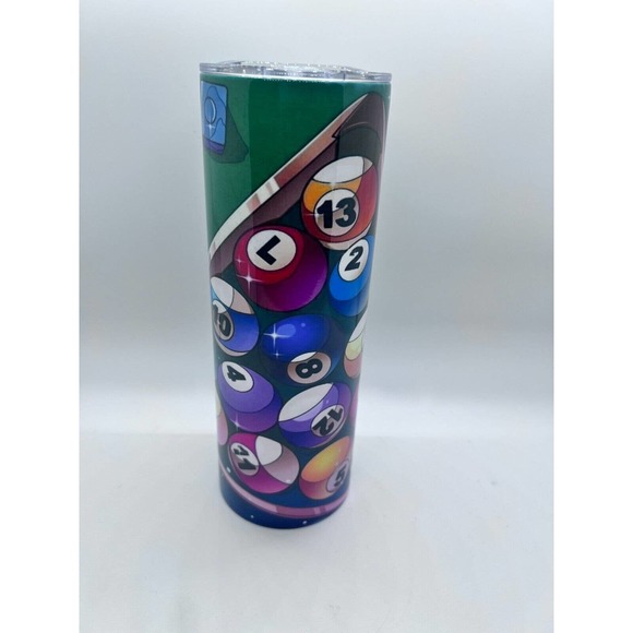 Pool Balls Table Sticks | Dining | Pool Balls Table Sticks 2 Oz Skinny ...